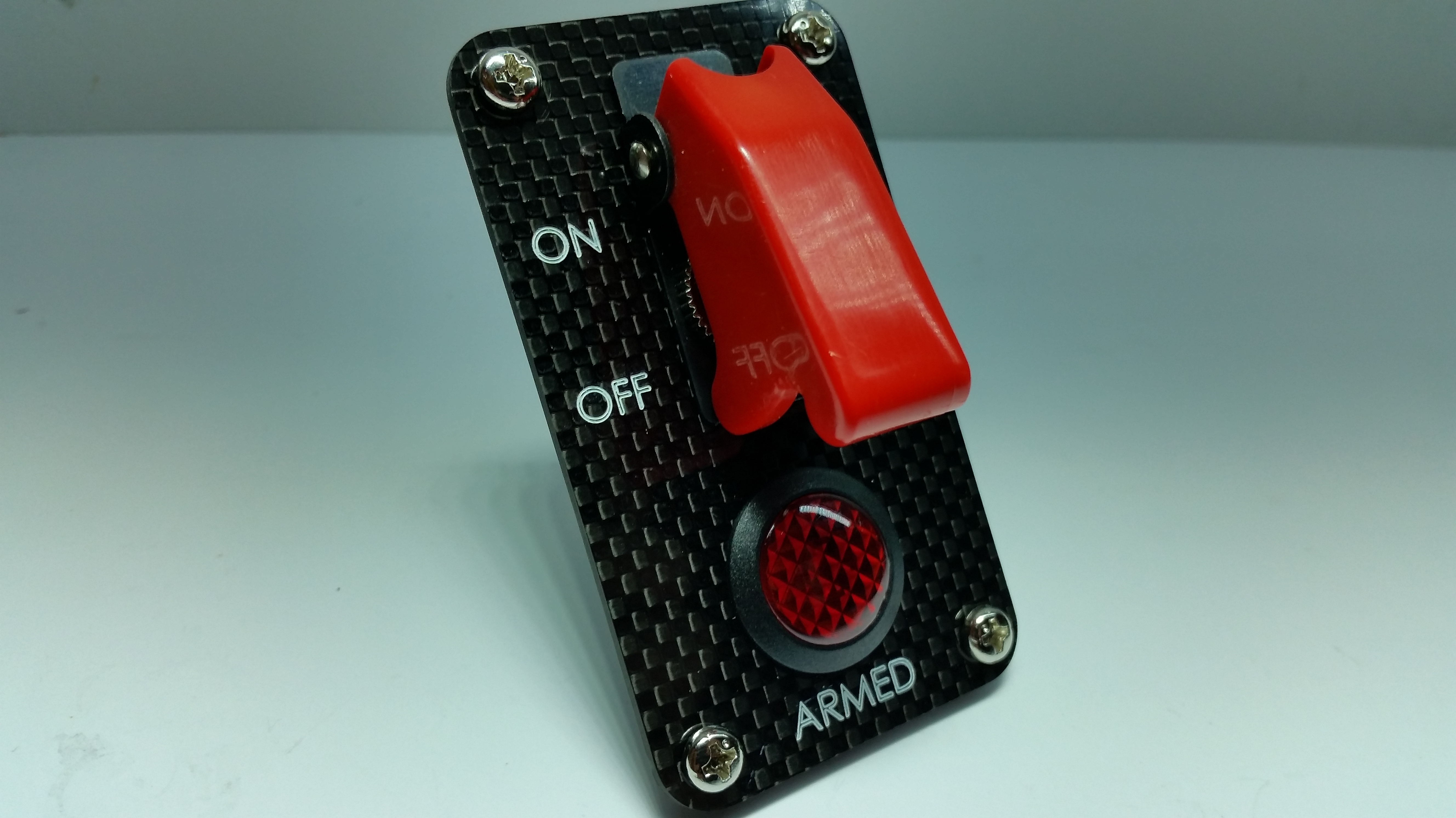 Single Switch Carbon Switch Panel – Custom Cluster Development